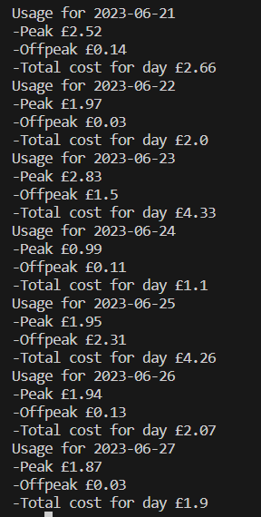 Calculating the daily cost of my electricity with the Octopus Energy ...