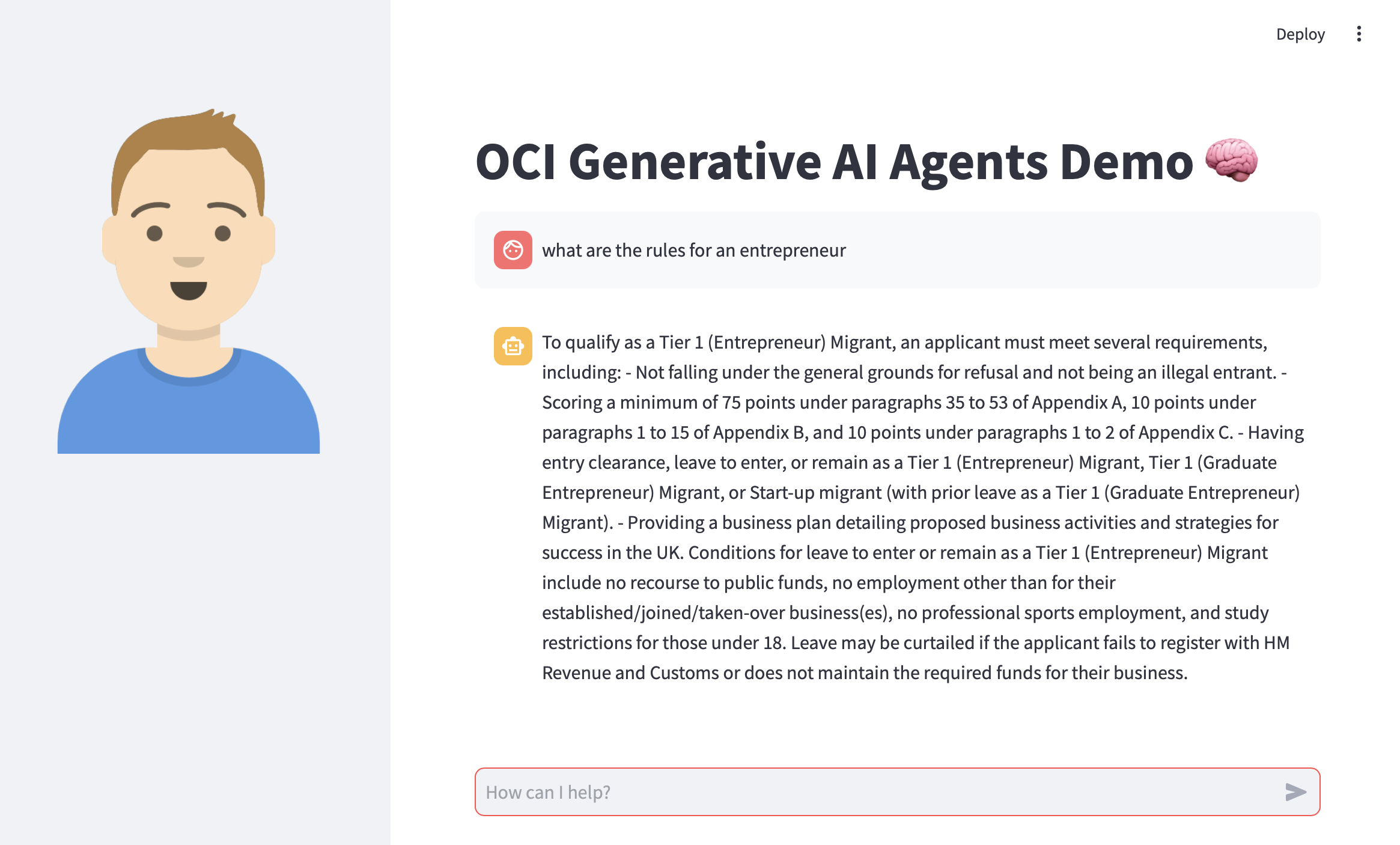 Creating a front end for an OCI Generative AI Agent using Streamlit 🎨 – Brendan's Tech Ramblings