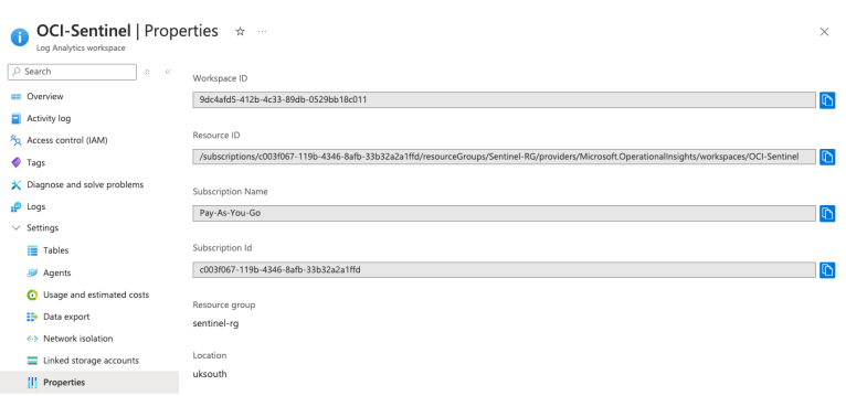 Send OCI Logs to Microsoft Azure Sentinel 🪵 – Brendan's Tech Ramblings